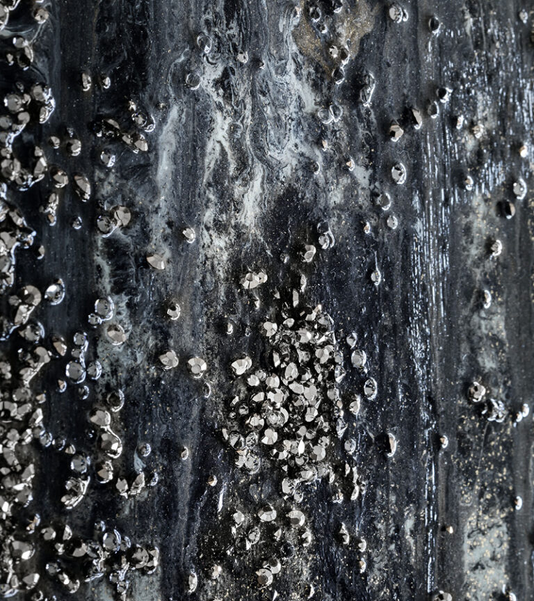 Mirage silver rain painting - giorgio collection