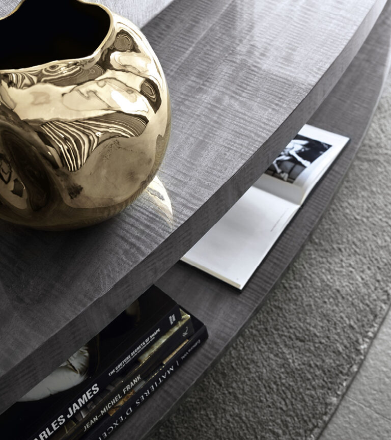 Mirage curved sofa table - giorgio collection