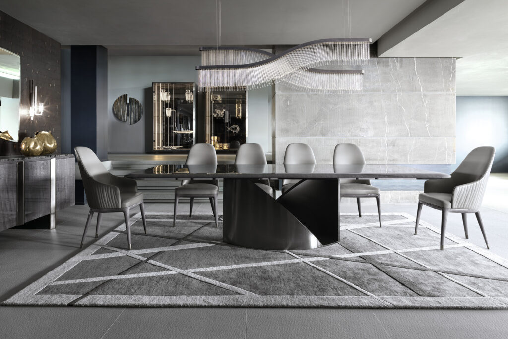 Mirage rectangular table - giorgio collection