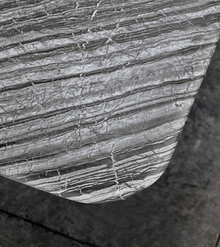 Mirage rectangular table marble top - giorgio collection