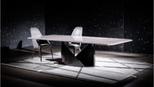 Mirage rectangular table - giorgio collection