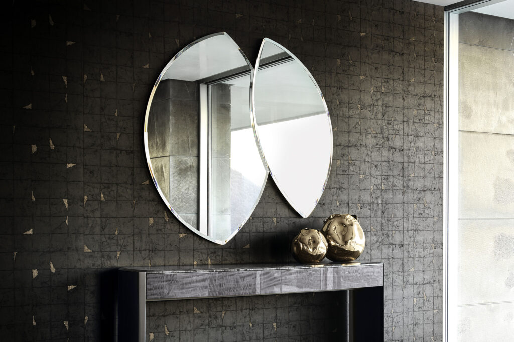 Mirage round mirror - giorgio collection