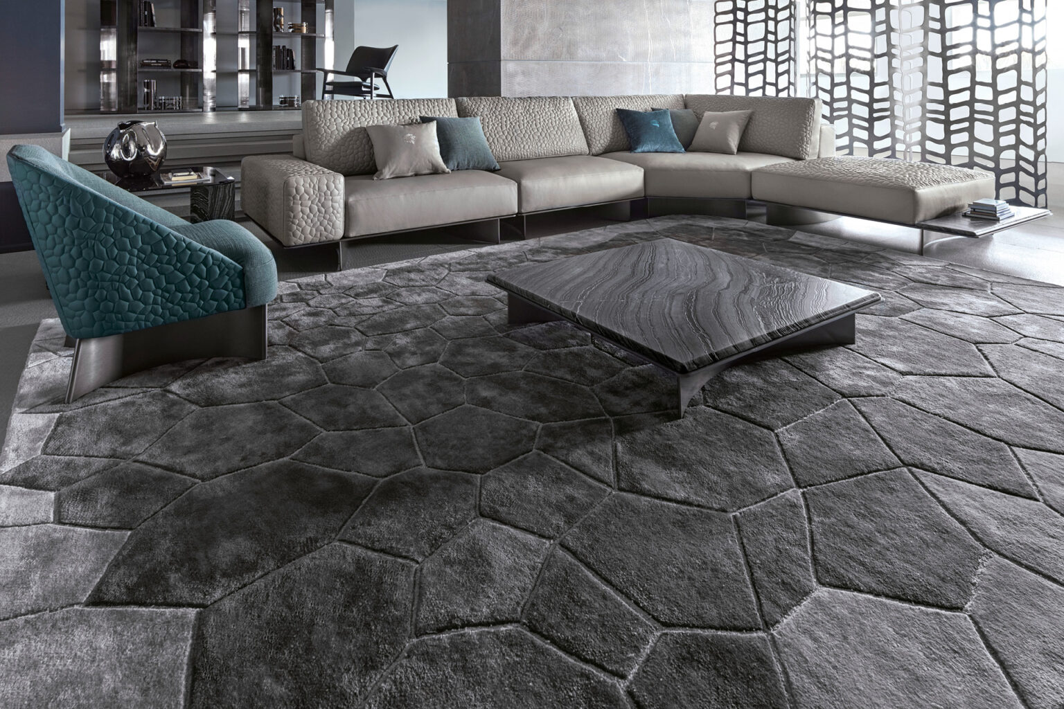 Mirage valerius rectangular carpet - giorgio collection