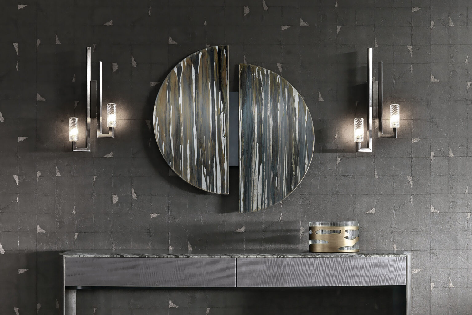 Mirage yves round painting - giorgio collection