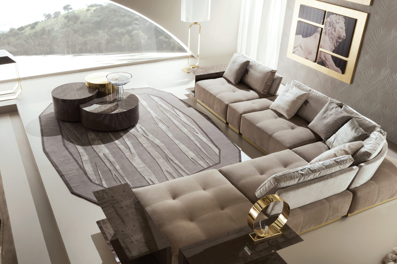 Infinity Triple Cocktail Table | Giorgio Collection