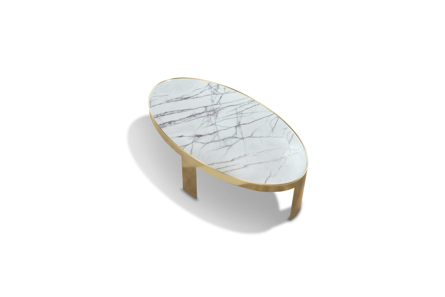 Infinity Oval Metal Cocktail Table | Giorgio Collection