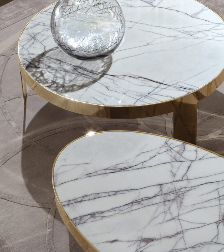 Infinity Round Metal Cocktail Table | Giorgio Collection