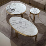 Infinity Round Metal Cocktail Table | Giorgio Collection