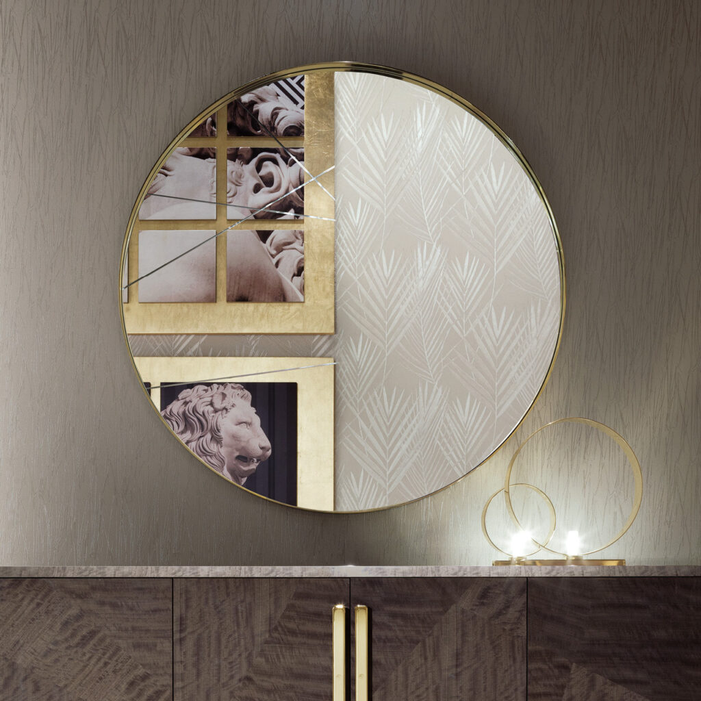 Infinity round mirror - giorgio collection