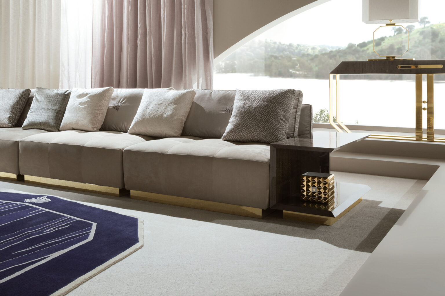 Infinity Sofa End Table | Giorgio Collection