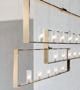 Charisma rectangular chandelier - giorgio collection