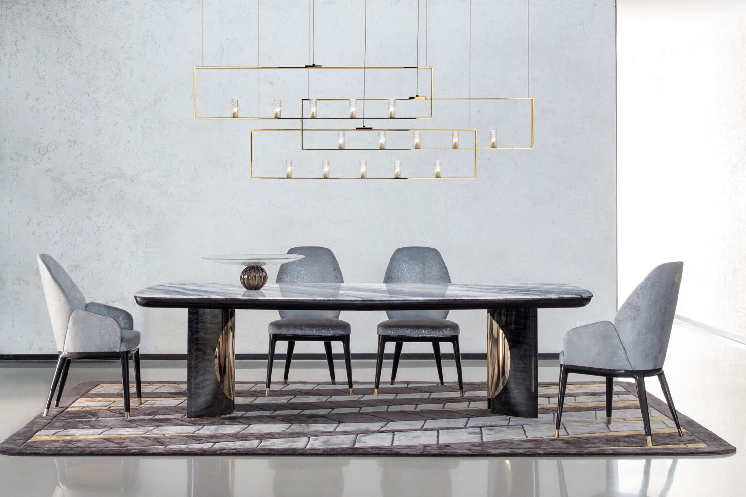 Charisma rectangular chandelier - giorgio collection