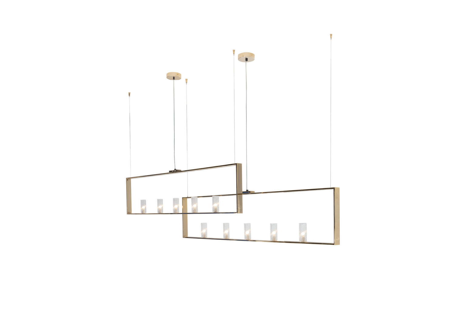 Charisma rectangular chandelier - giorgio collection