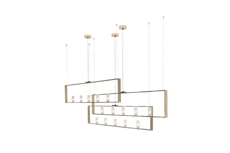 Charisma rectangular chandelier - giorgio collection