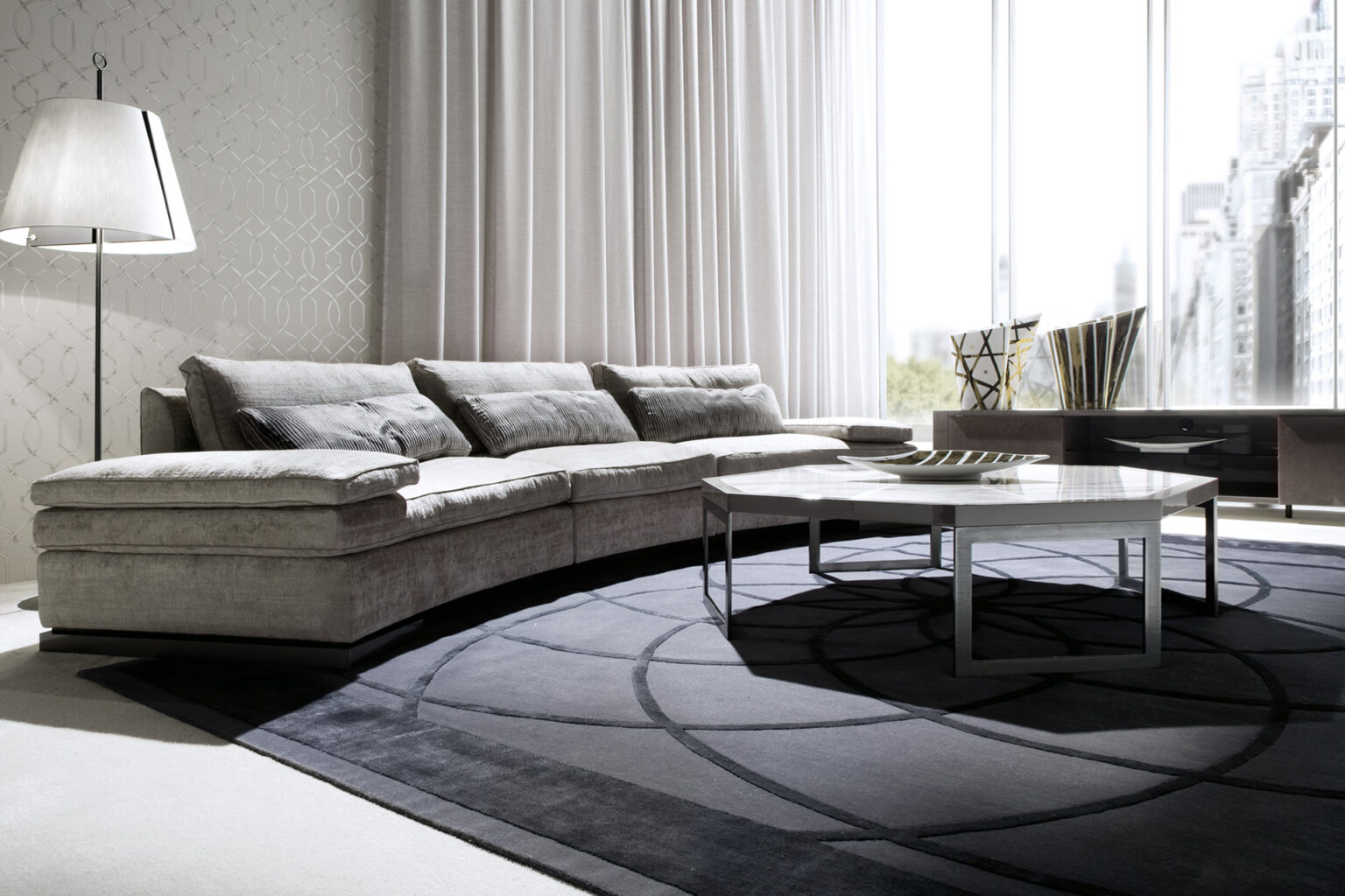 Vision Octagonal Cocktail Table | Giorgio Collection
