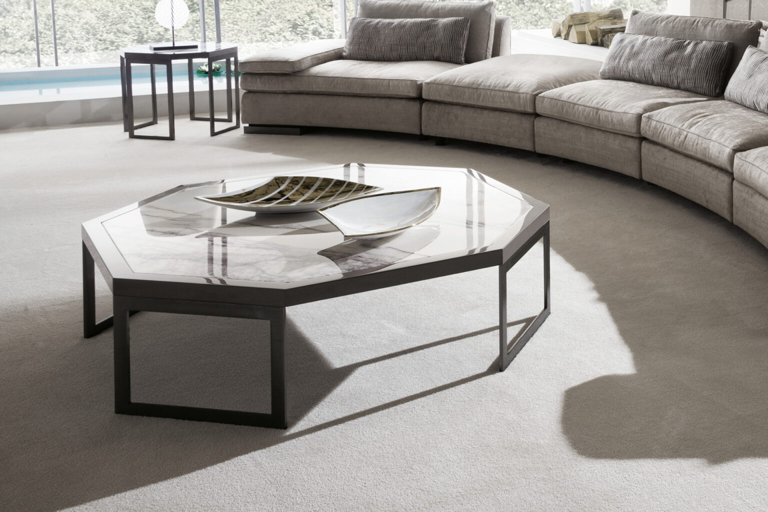 Vision Octagonal Cocktail Table | Giorgio Collection