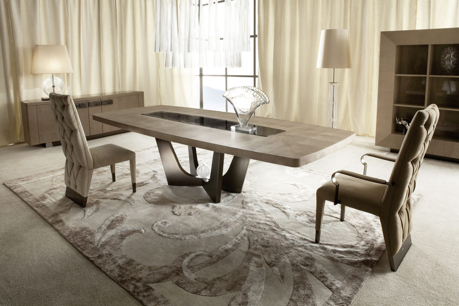 Lifetime rectangular table - giorgio collection