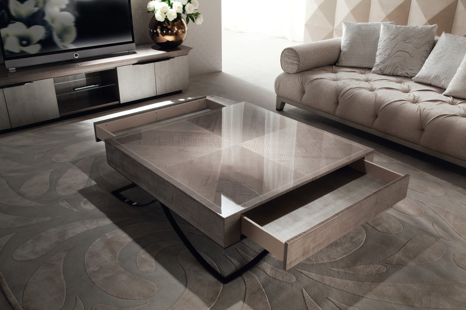 Alchemy Square Cocktail Table | Giorgio Collection