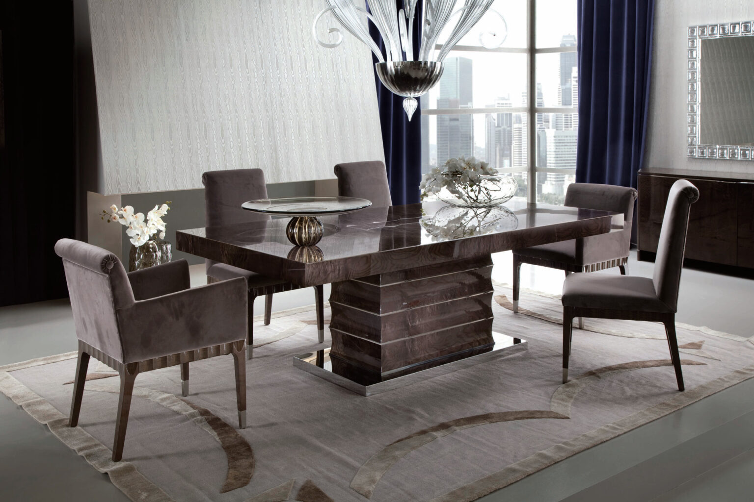 Absolute rectangular table - giorgio collection
