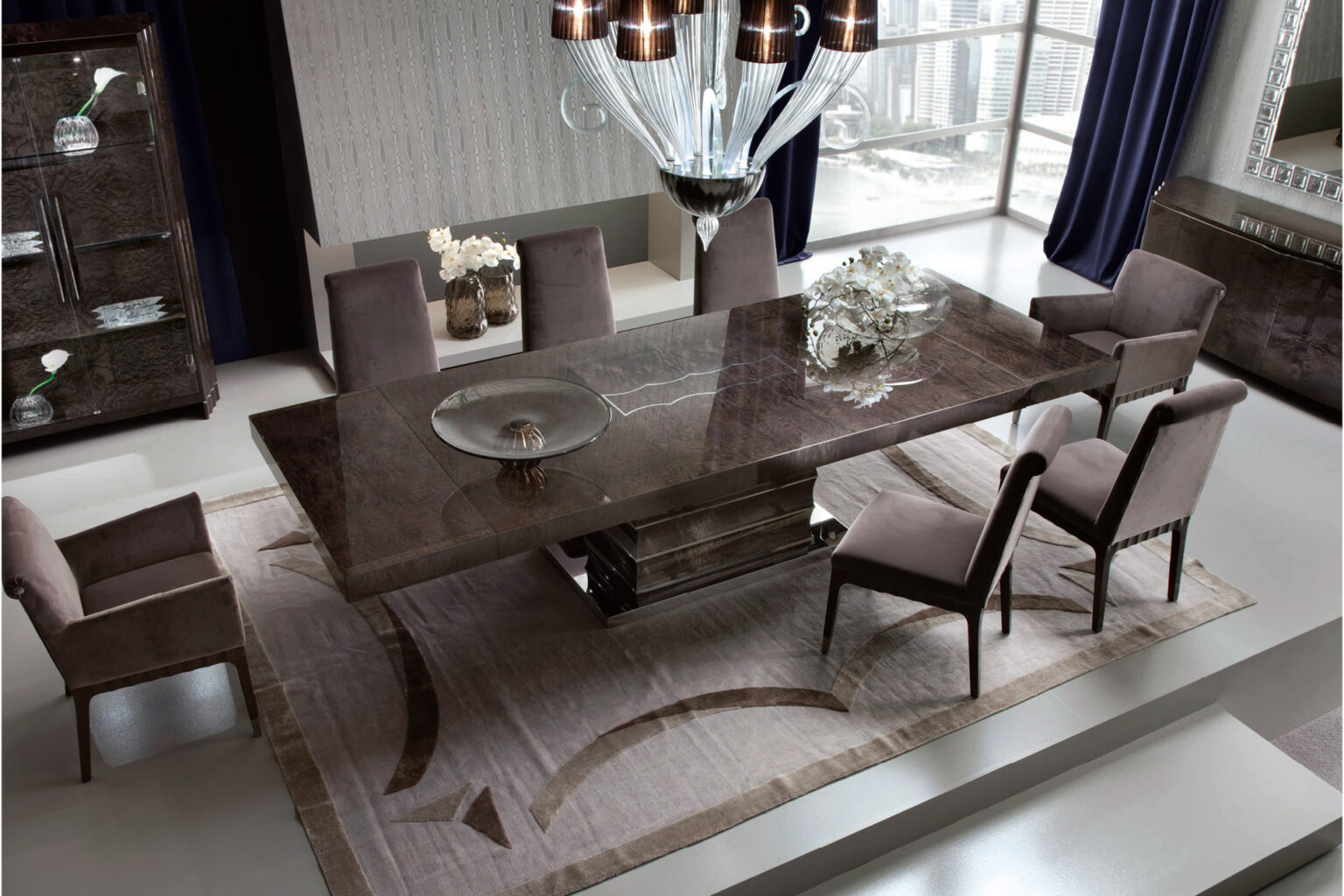 Absolute rectangular table - giorgio collection