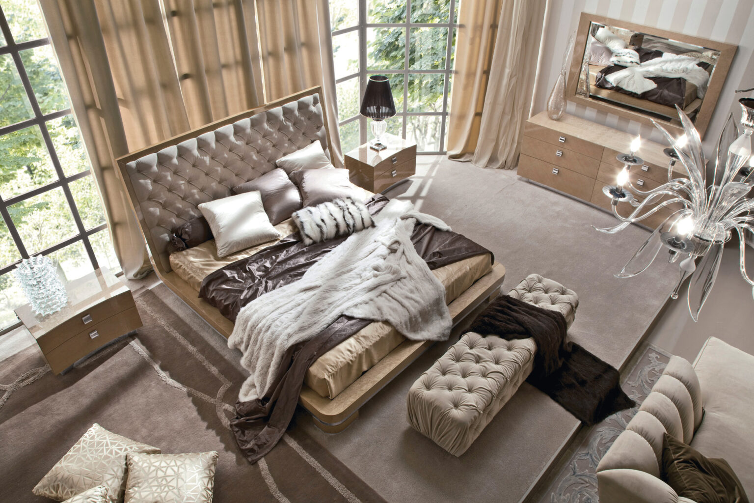 Sunrise bed - giorgio collection