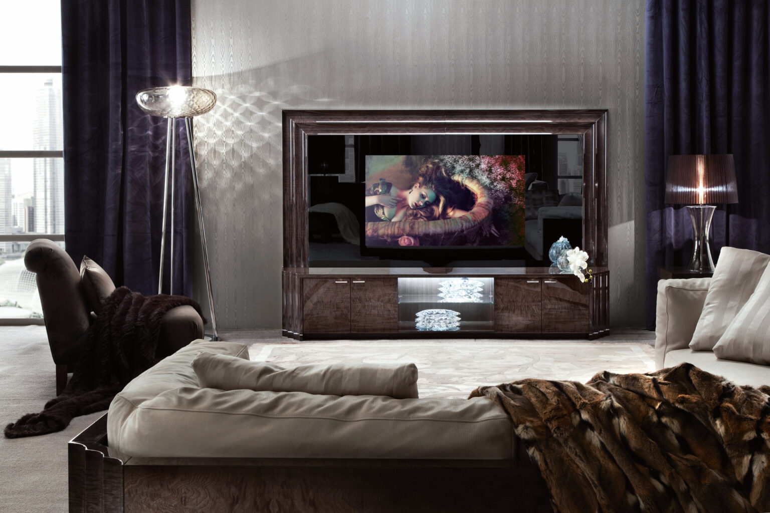 Absolute big screen tv unit - giorgio collection