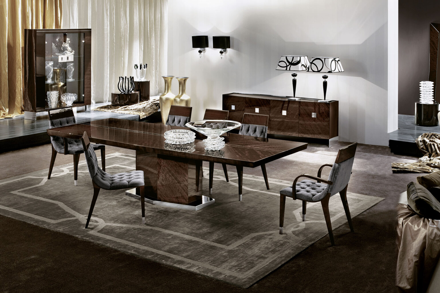 Vogue rectangular table - giorgio collection