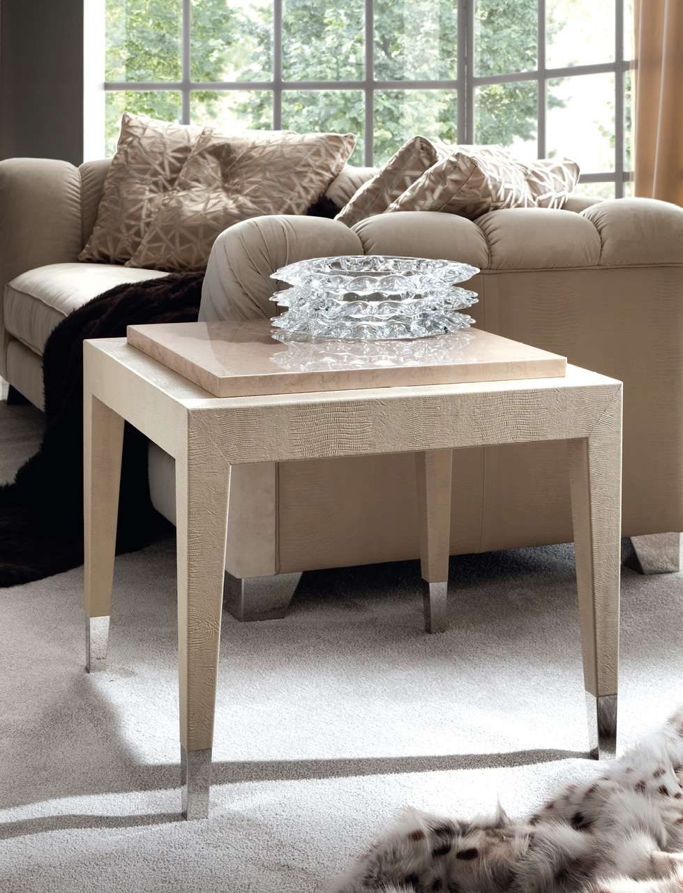 Sunrise Square End Table | Giorgio Collection