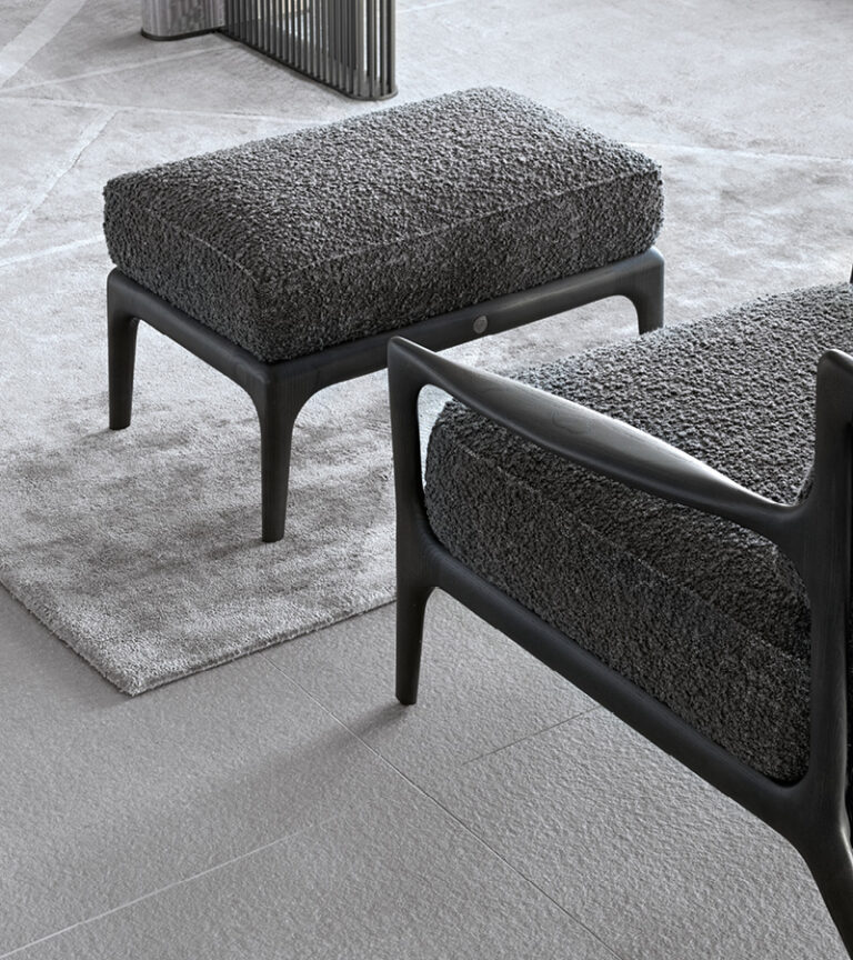 Moonlight Ottoman for Occasional Chair | Giorgio Collection