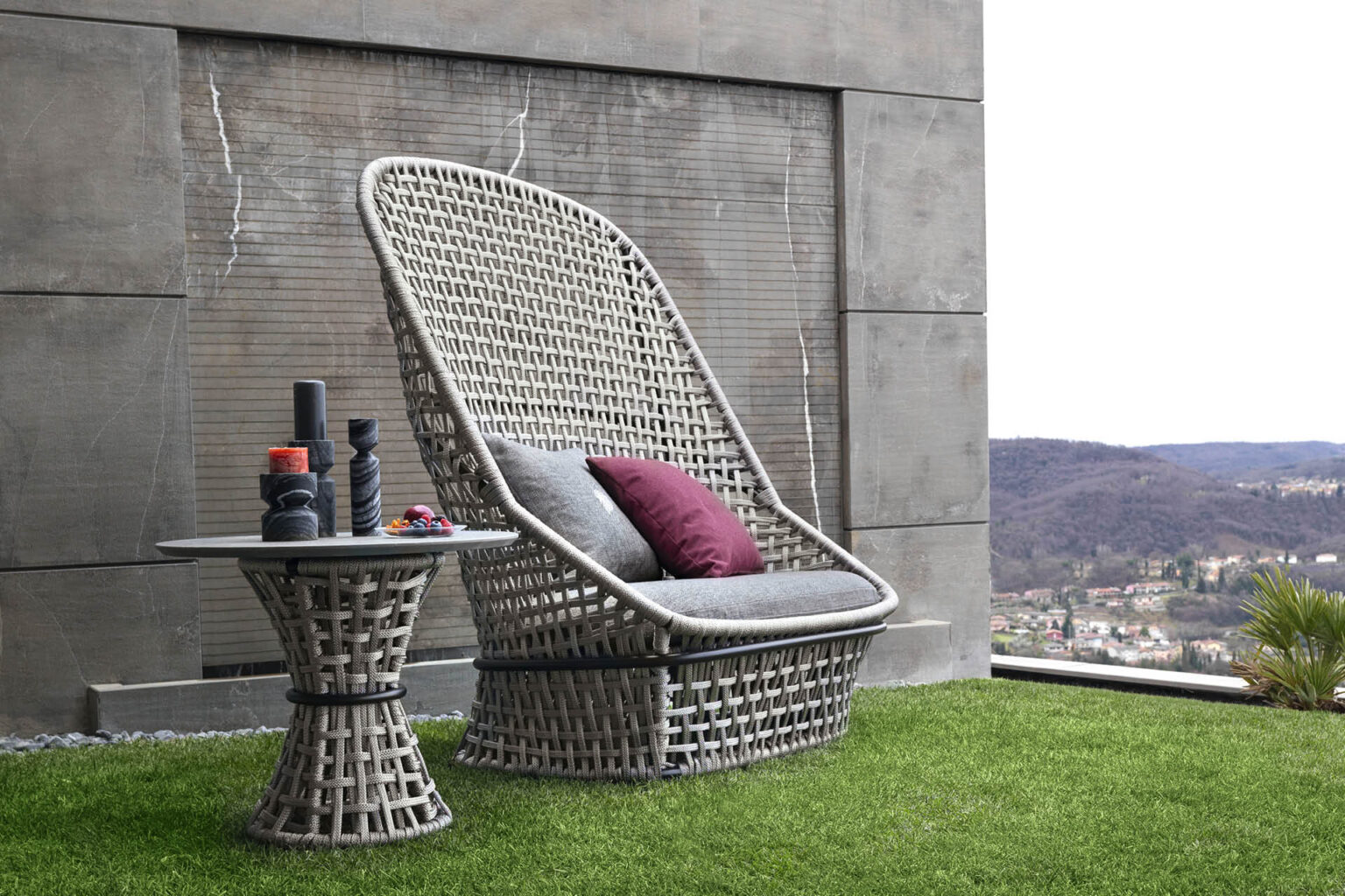 Dune high back occasional chair - giorgio collection