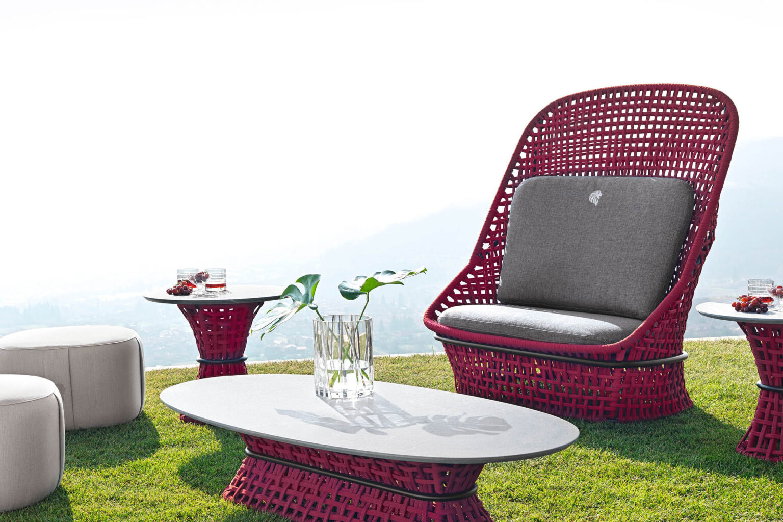 Dune high back occasional chair - giorgio collection