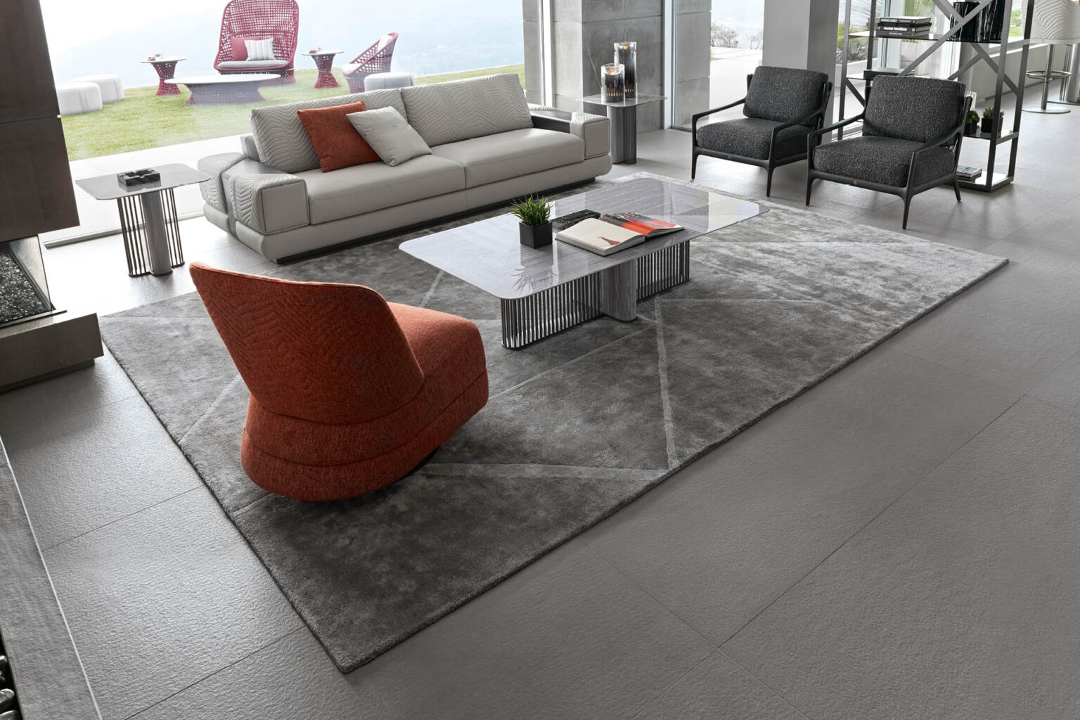 Sirio rectangular carpet - giorgio collection