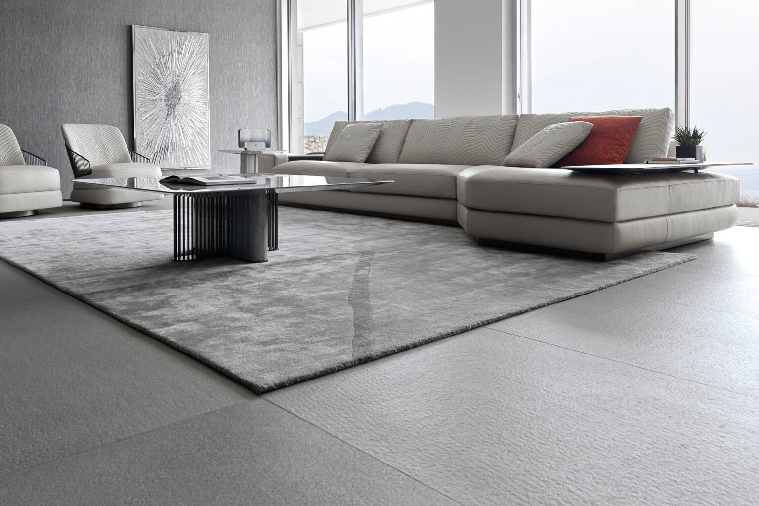 Sirio rectangular carpet - giorgio collection