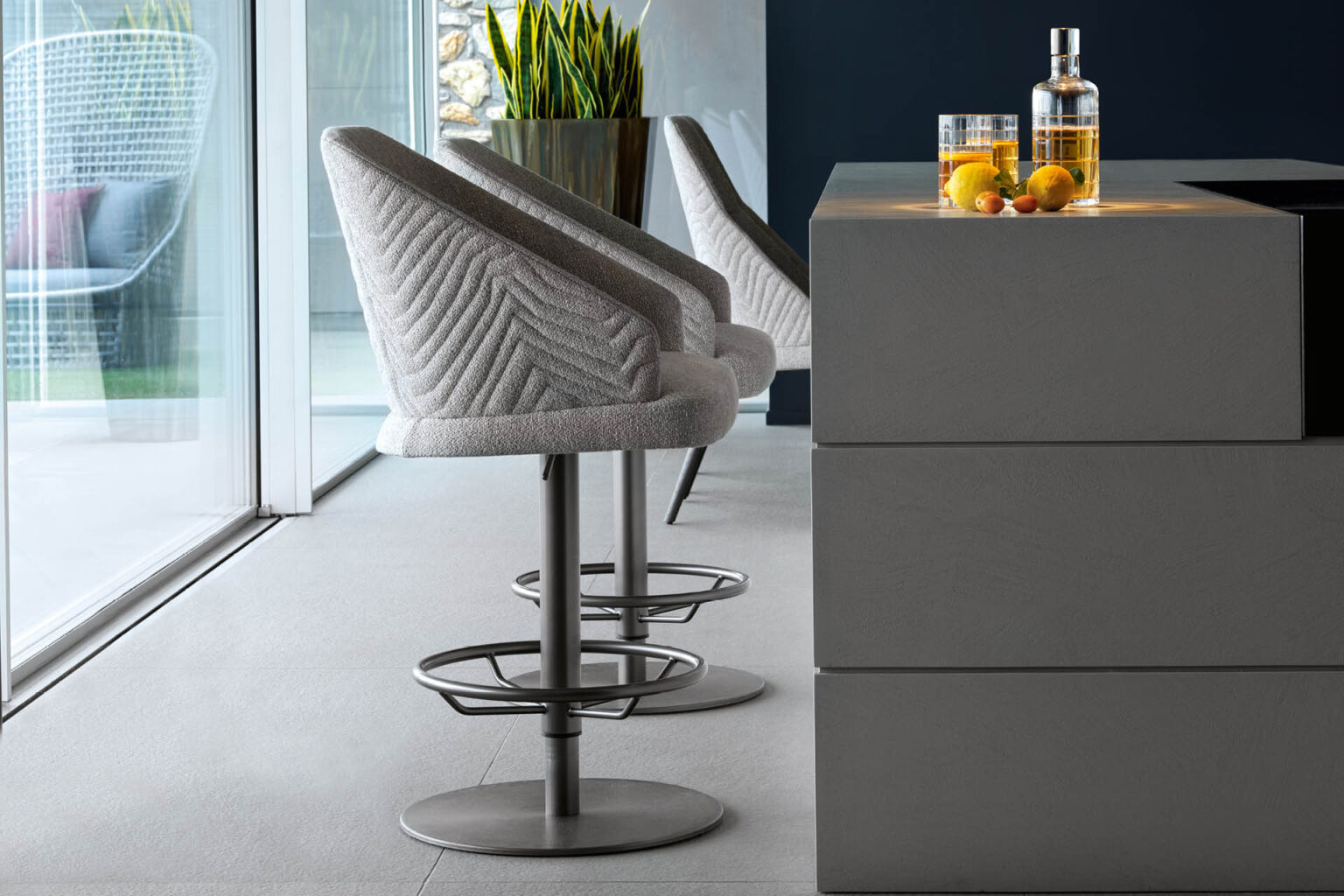 Moonlight bar stool - giorgio collection