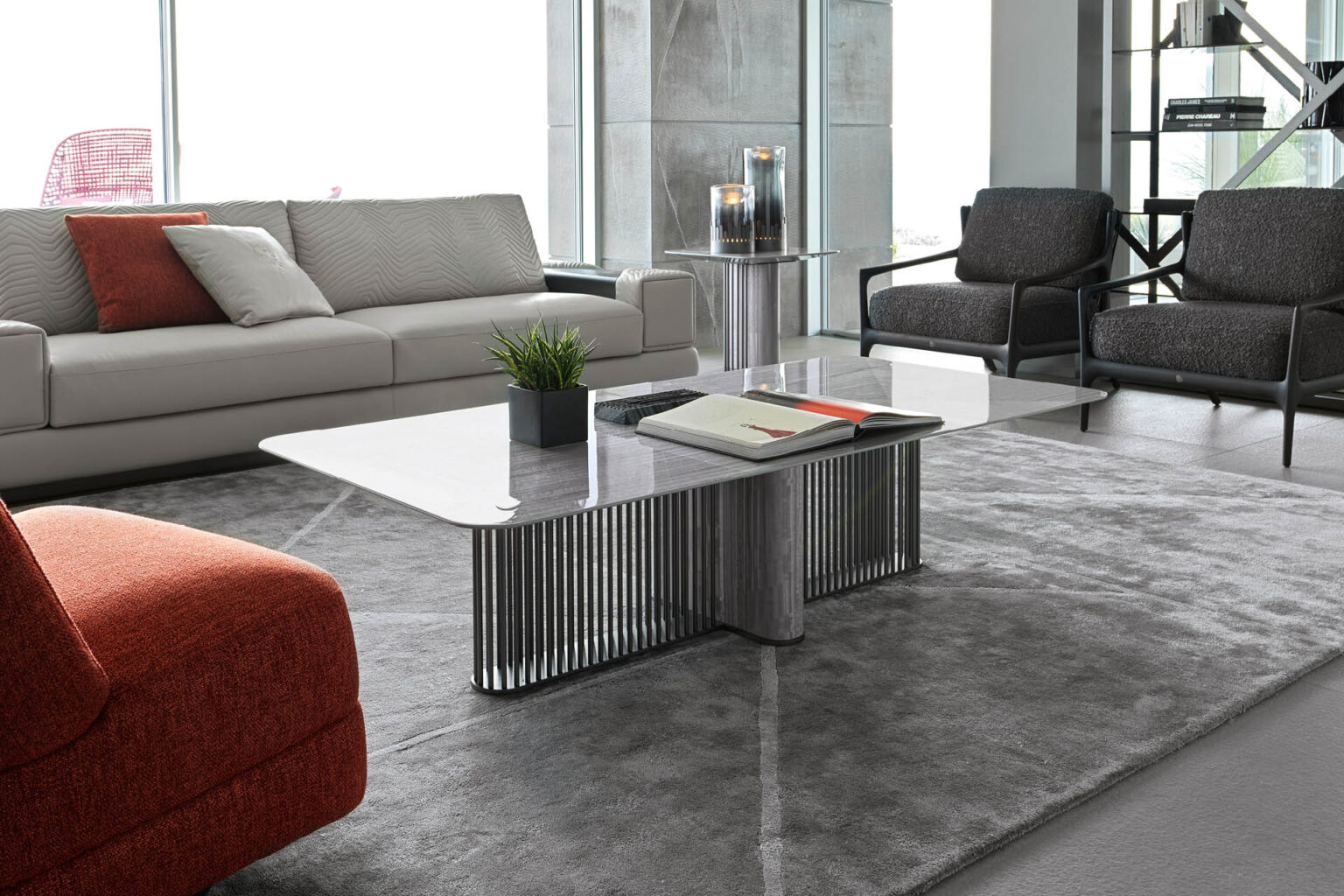 Moonlight Rectangular Cocktail Table | Giorgio Collection