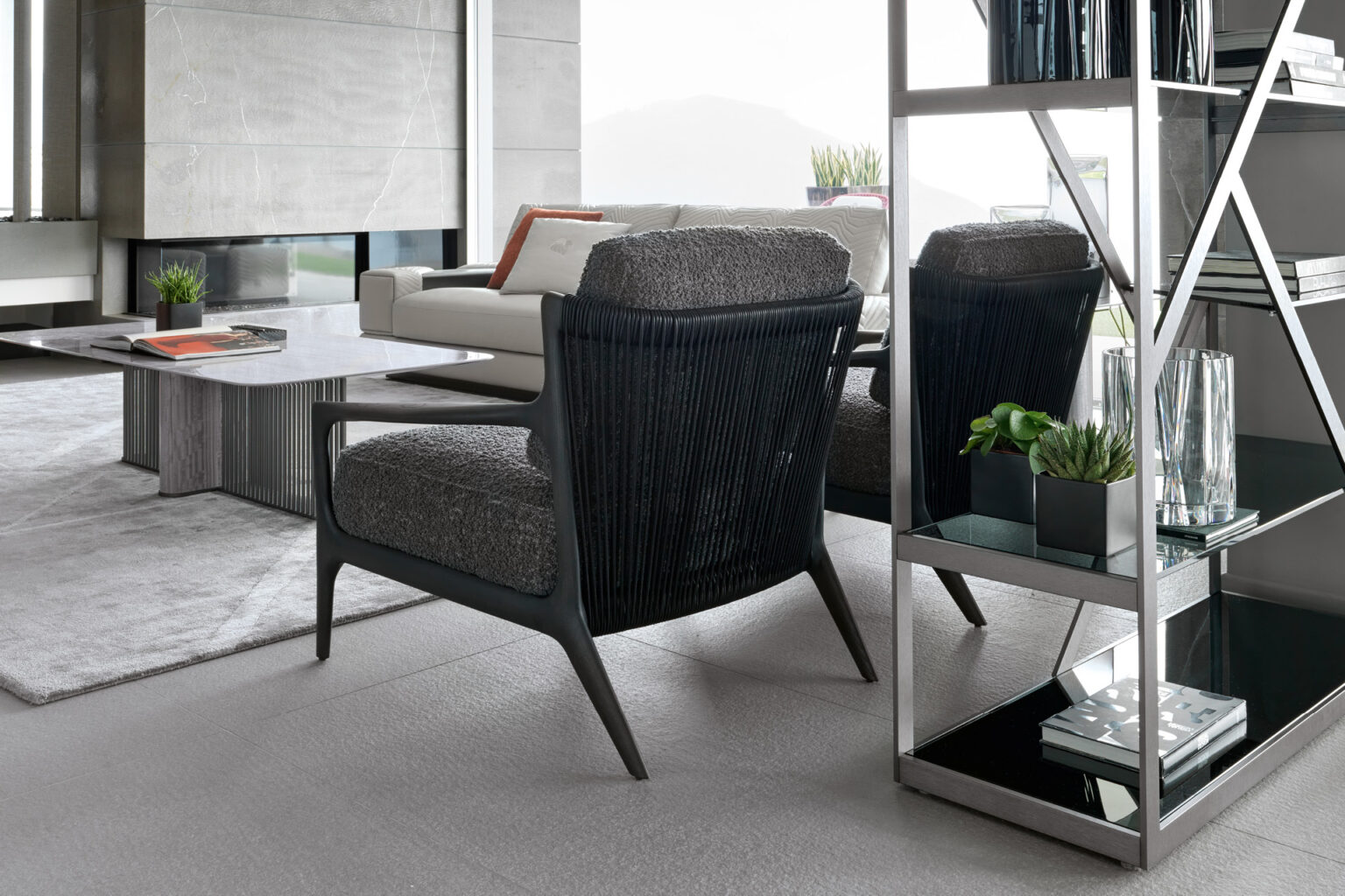 Moonlight Wooden Occasional Chair | Giorgio Collection