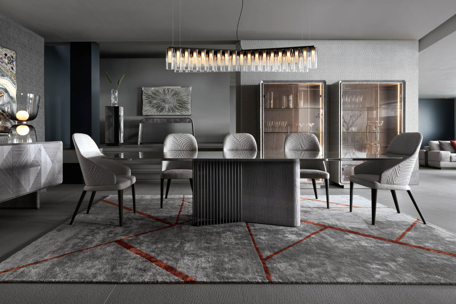 Moonlight rectangular table - giorgio collection