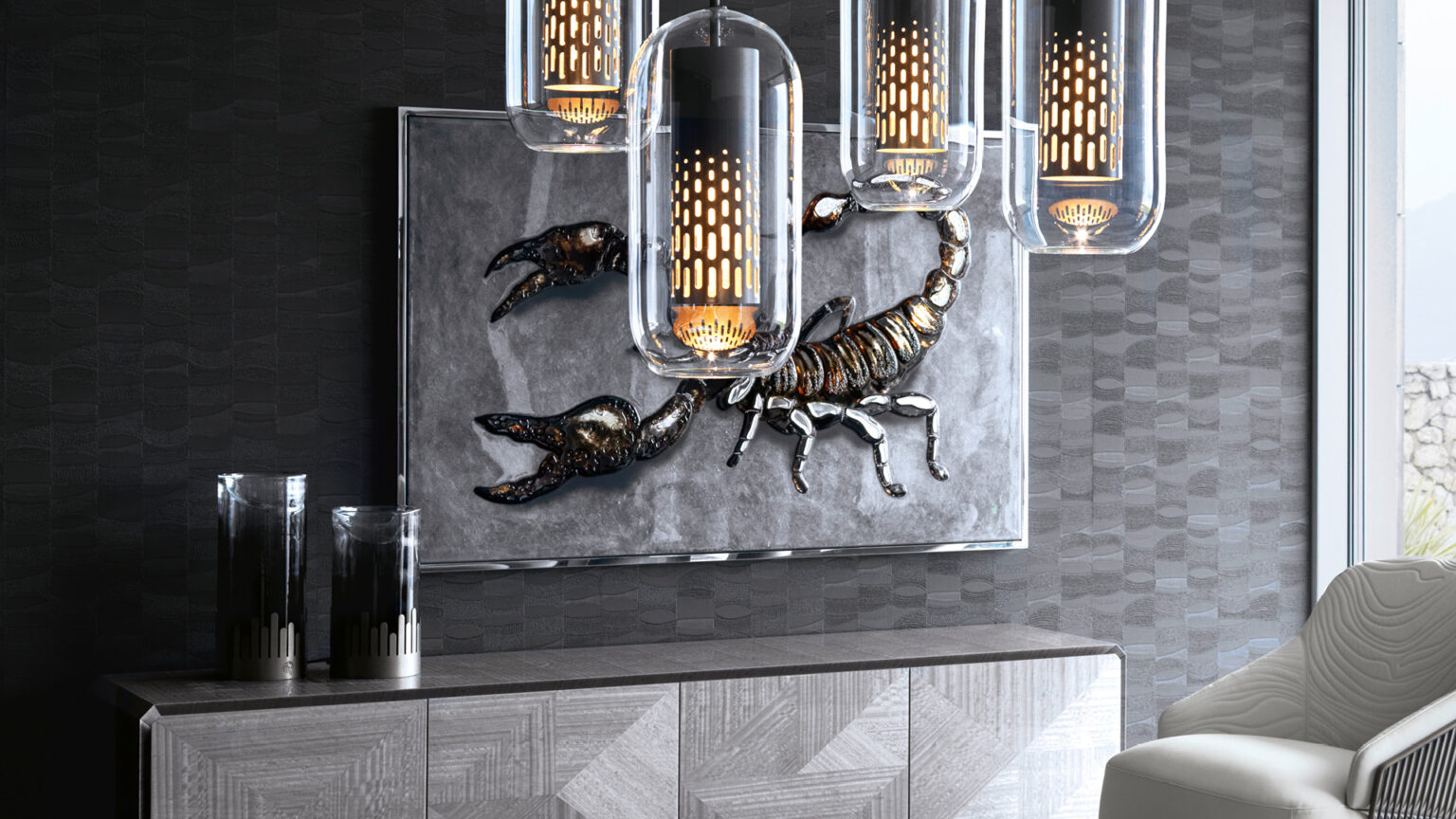 Scorpio painting - giorgio collection