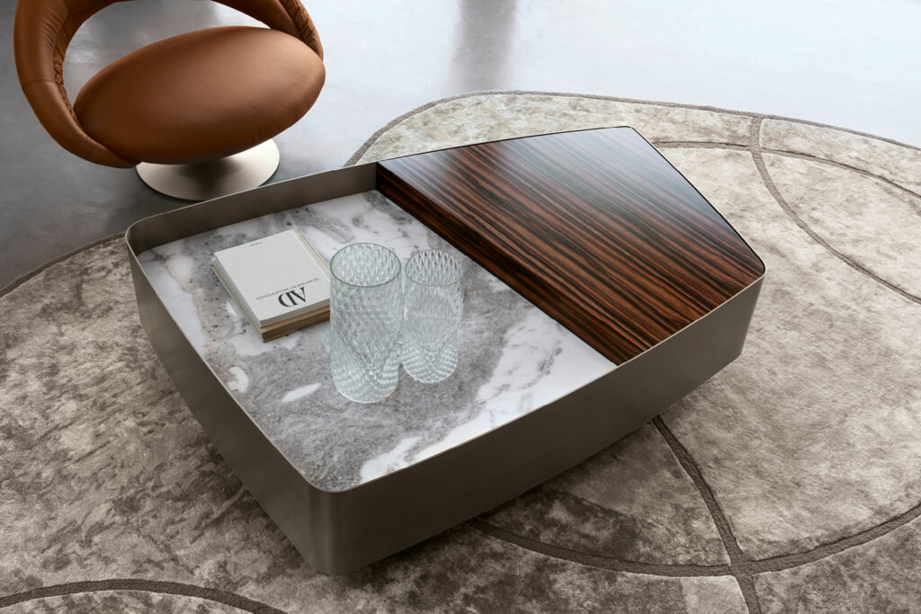 Luxor rectangular cocktail table - giorgio collection