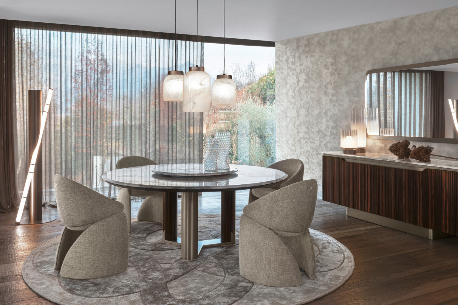 Luxor round table - giorgio collection