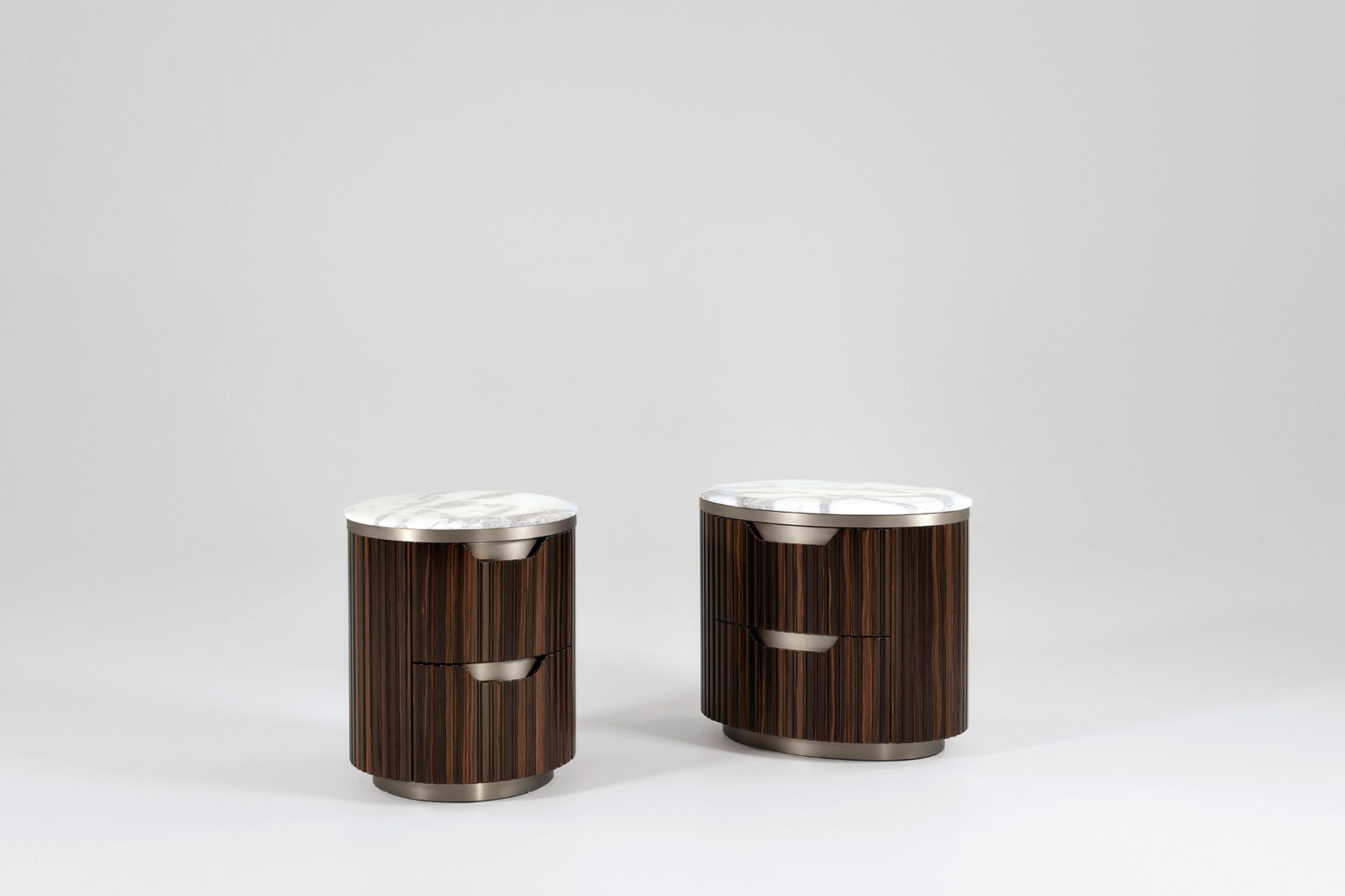 Luxor round night table - giorgio collection